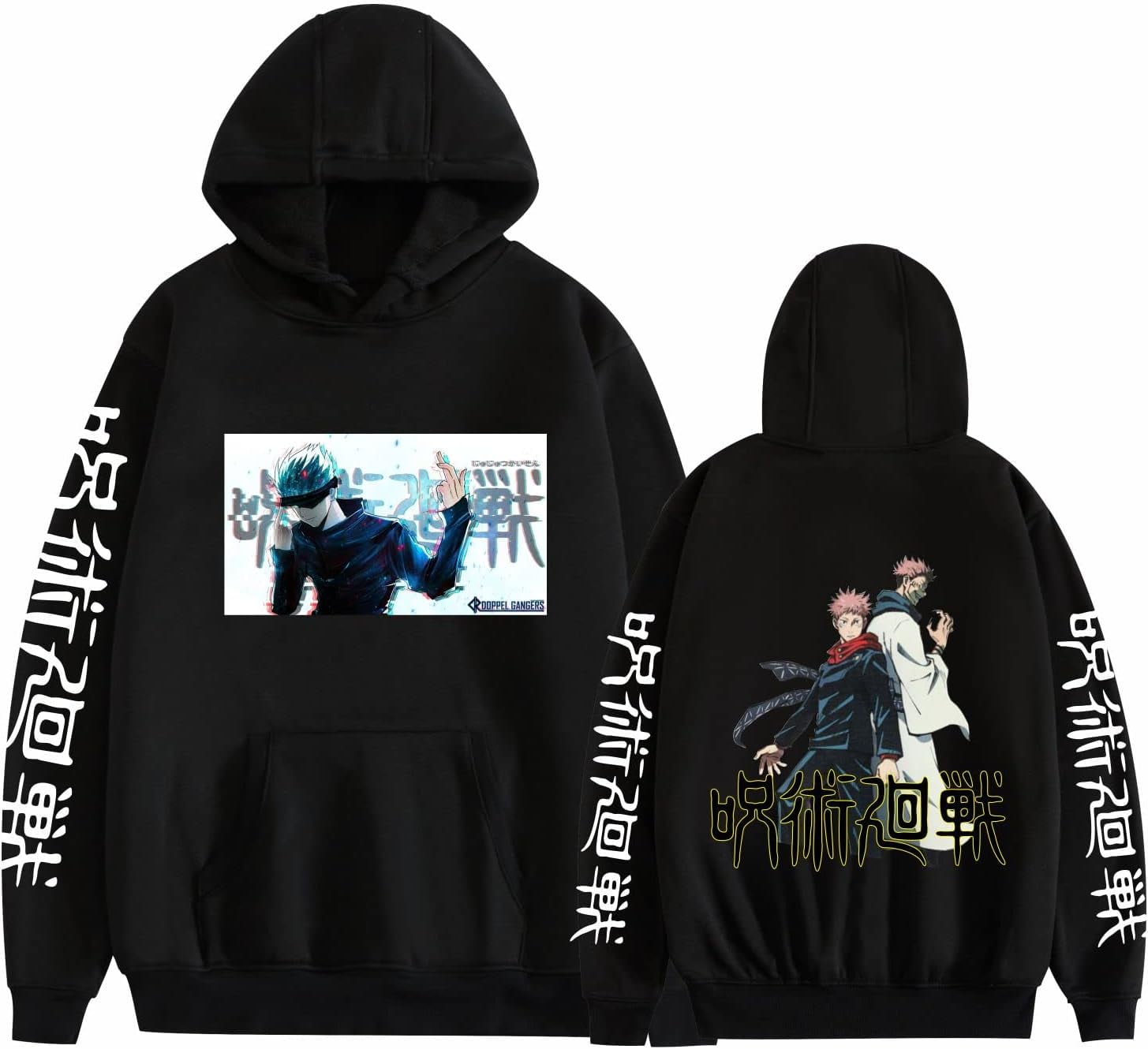 Satoru Gojo Hoodie Pullover Sweatshirt Anime Clothing Sports Men's ...