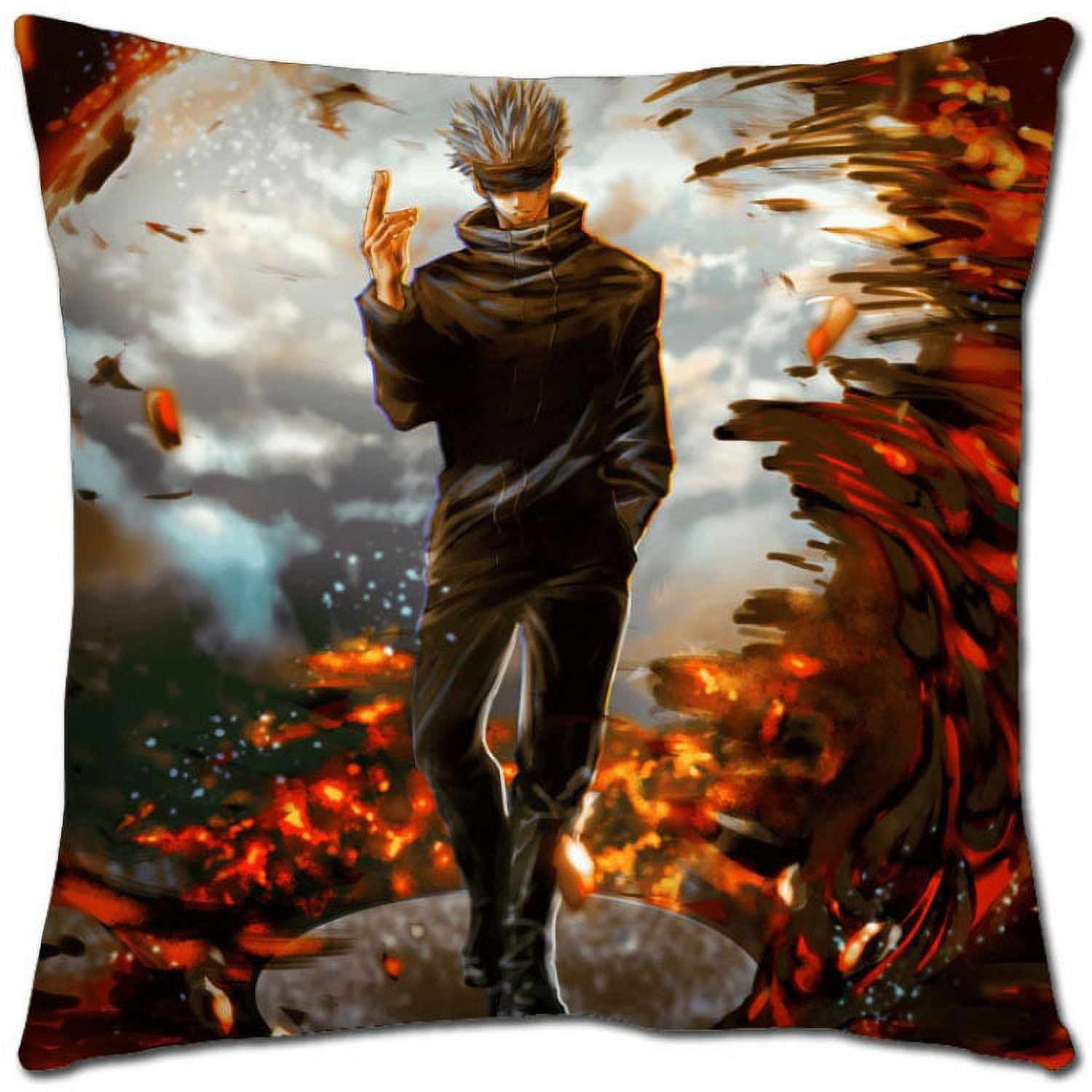 Satoru Gojo Infinite Void - Jujutsu Kaisen 16.5" Pillow Case - Walmart.com