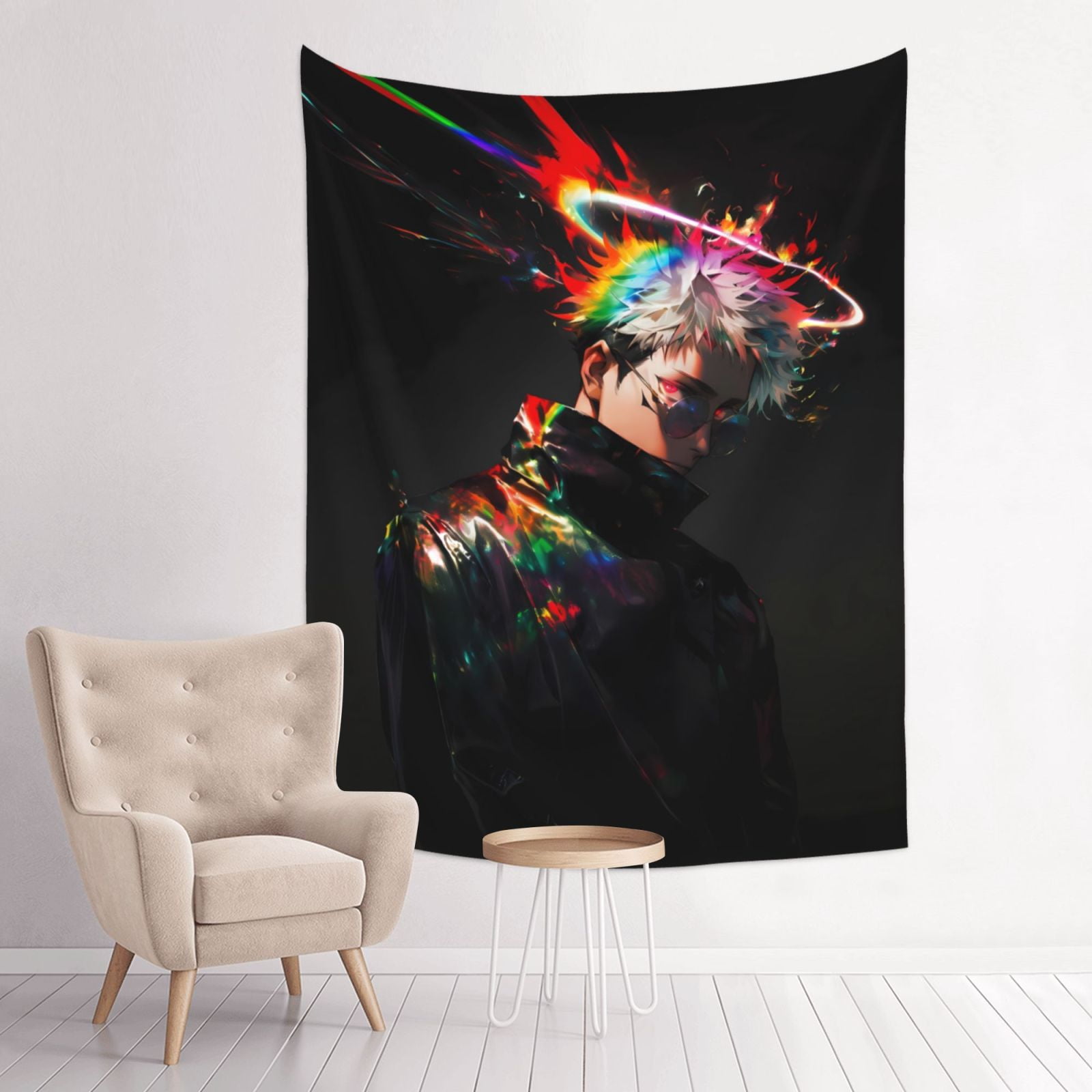 Satoru Gojo Jujutsu Kaisen Anime Tapestry Indian Wall Hanging ...