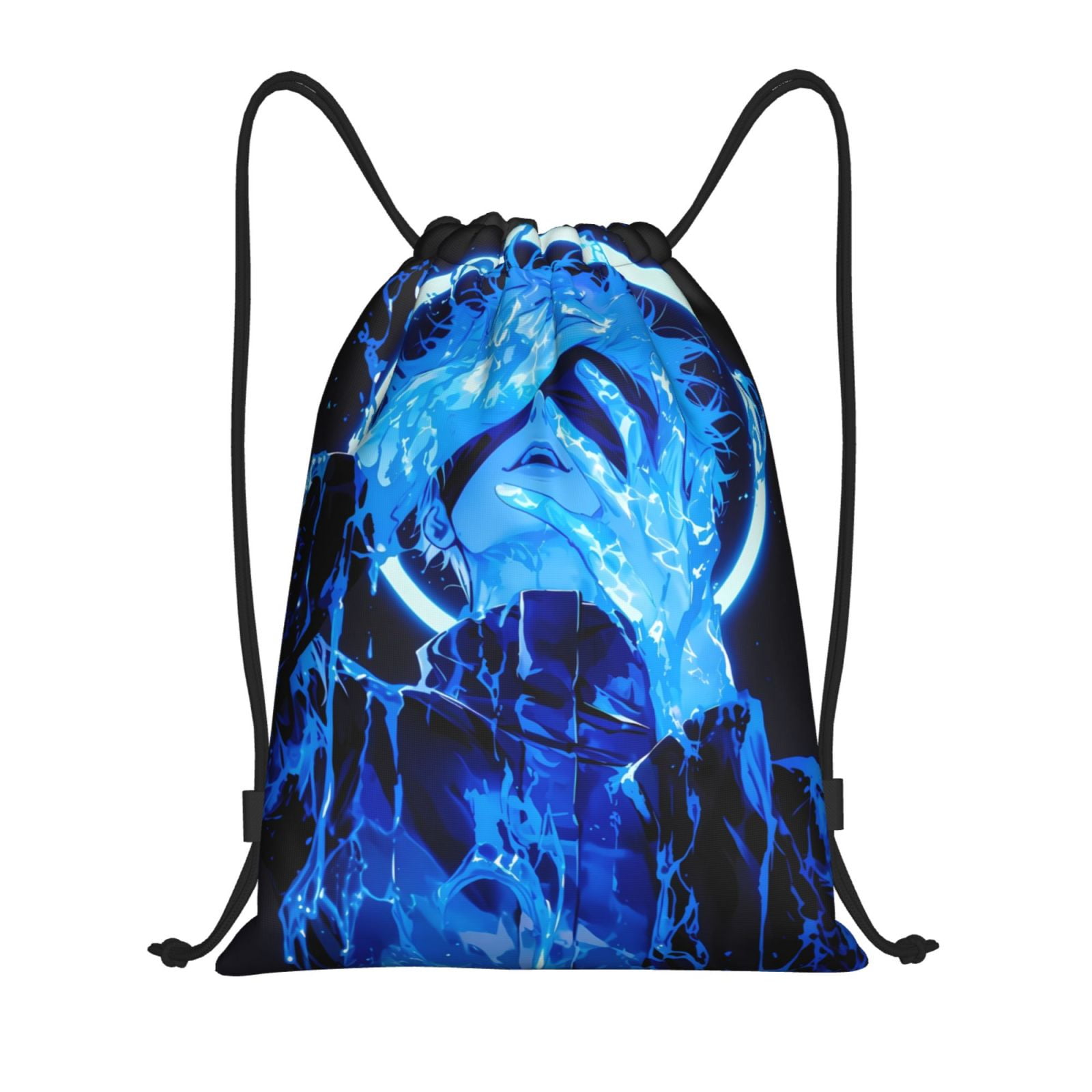 Satoru Gojo Jujutsu Kaisen Drawstring Backpack Sports Gym Sackpack With ...
