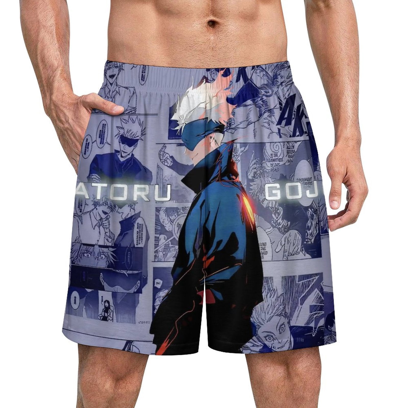 Satoru Gojo Jujutsu Kaisen Pajama Pants For Men Lounge Shorts Bottoms ...