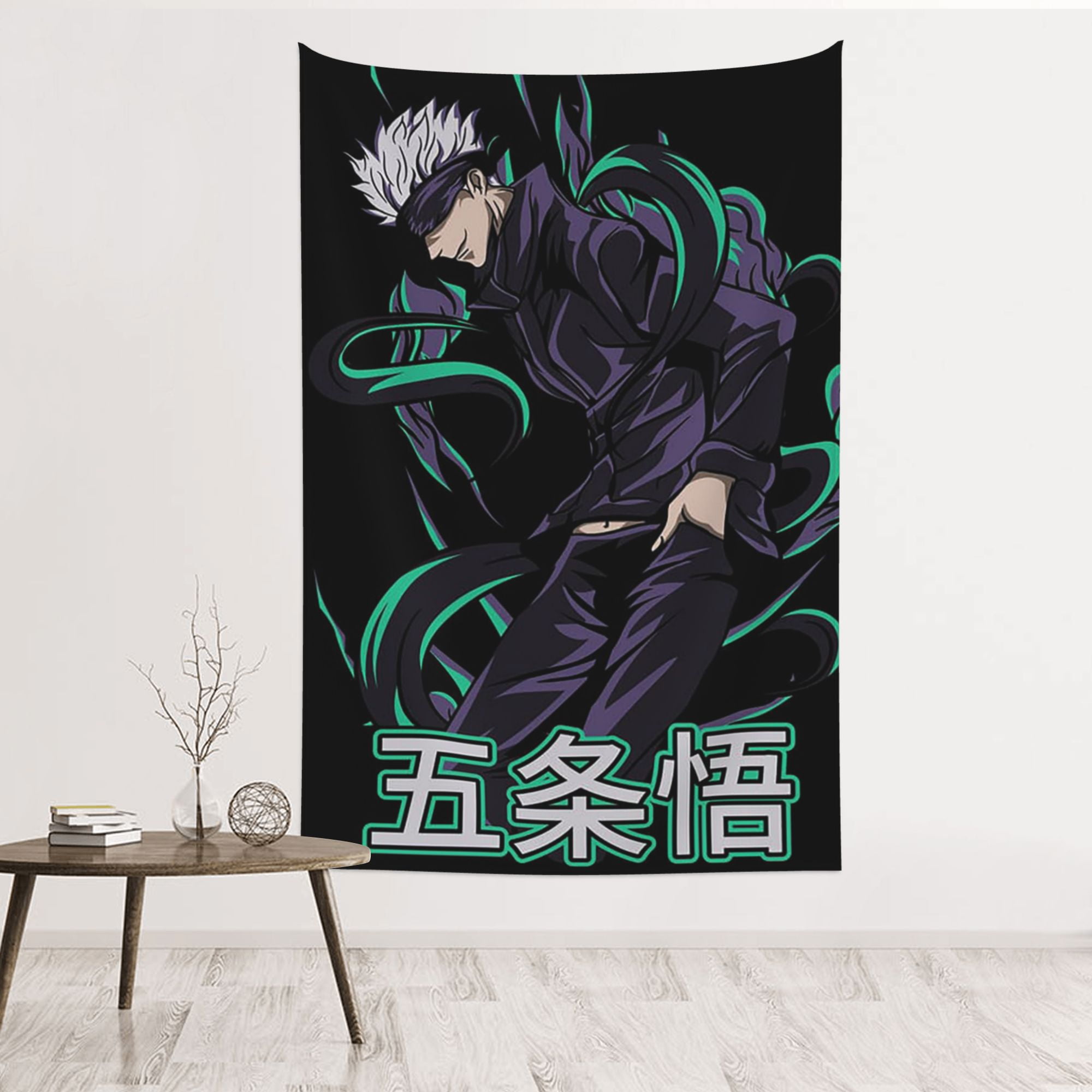 Satoru Gojo Jujutsu Kaisen Tapestry Wall Hanging Aesthetic Tapestries ...