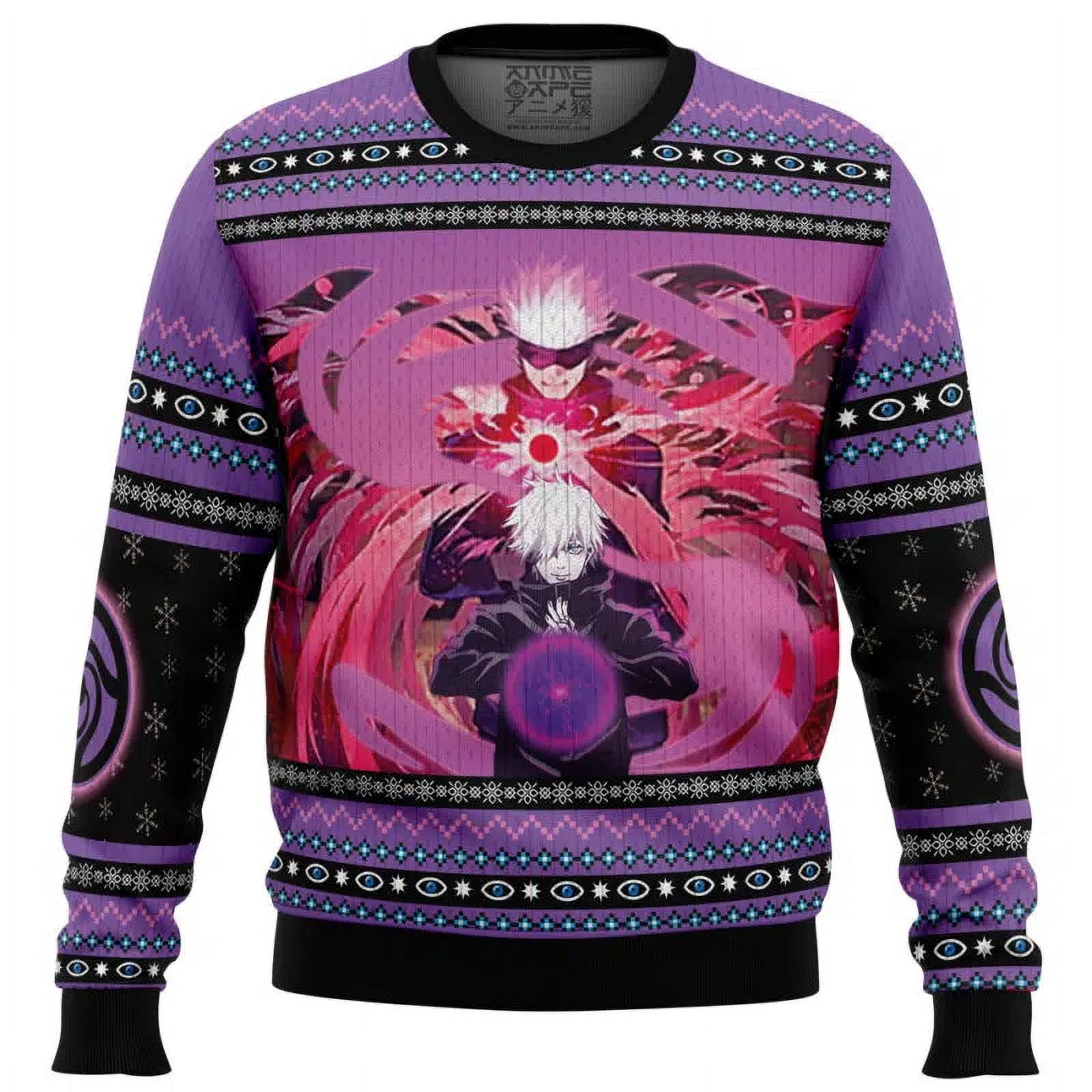 Satoru Gojo Jujutsu Kaisen Ugly Christmas Sweater - Walmart.com