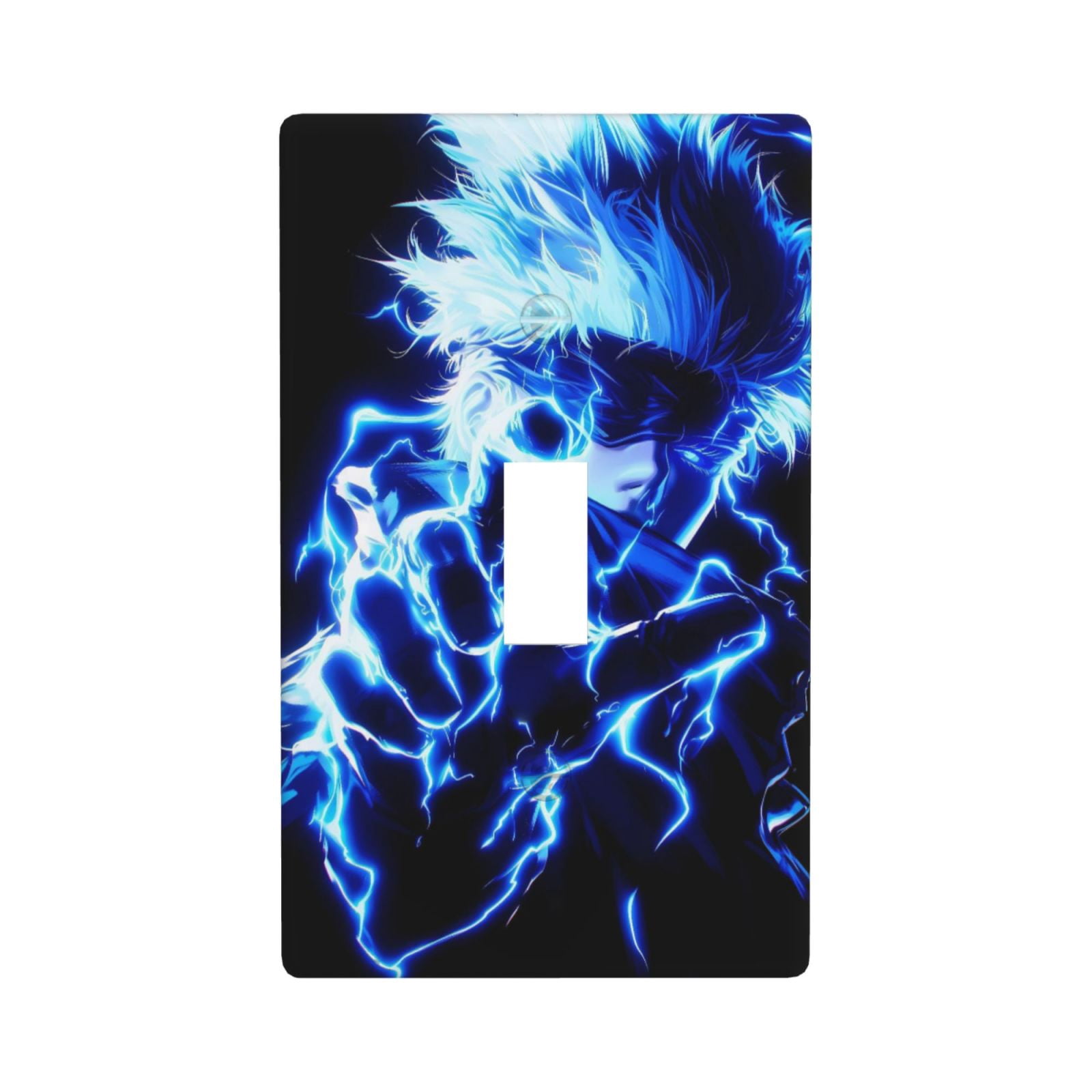 Satoru Gojo Single Toggle Light Switch Plates Outlet Covers Decorative ...