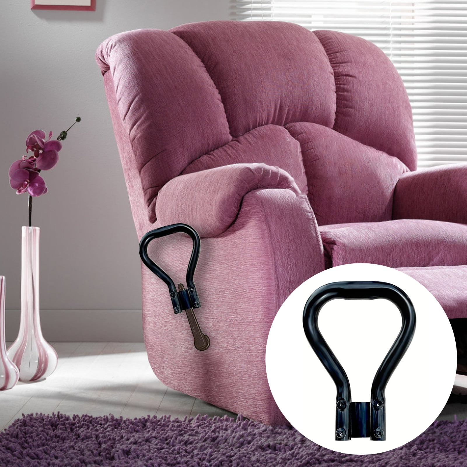 SatrBay Adjustable Non-slip Recliner Lever Extender for Easy Leg Rest ...