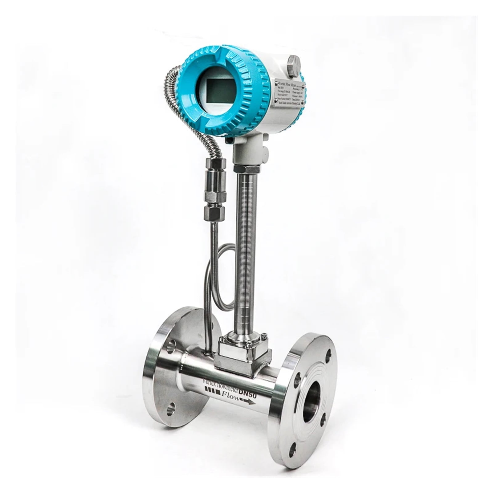 Saturated Steam Flow Meter 2-Inch Pipe DN50 Flow Meter With Totalizer 4-20mA ,Accurate ...