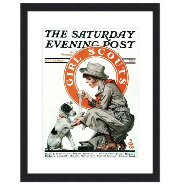 Saturday Evening Post Magazine Display Frame - UV Acrylic, Backing, and ...
