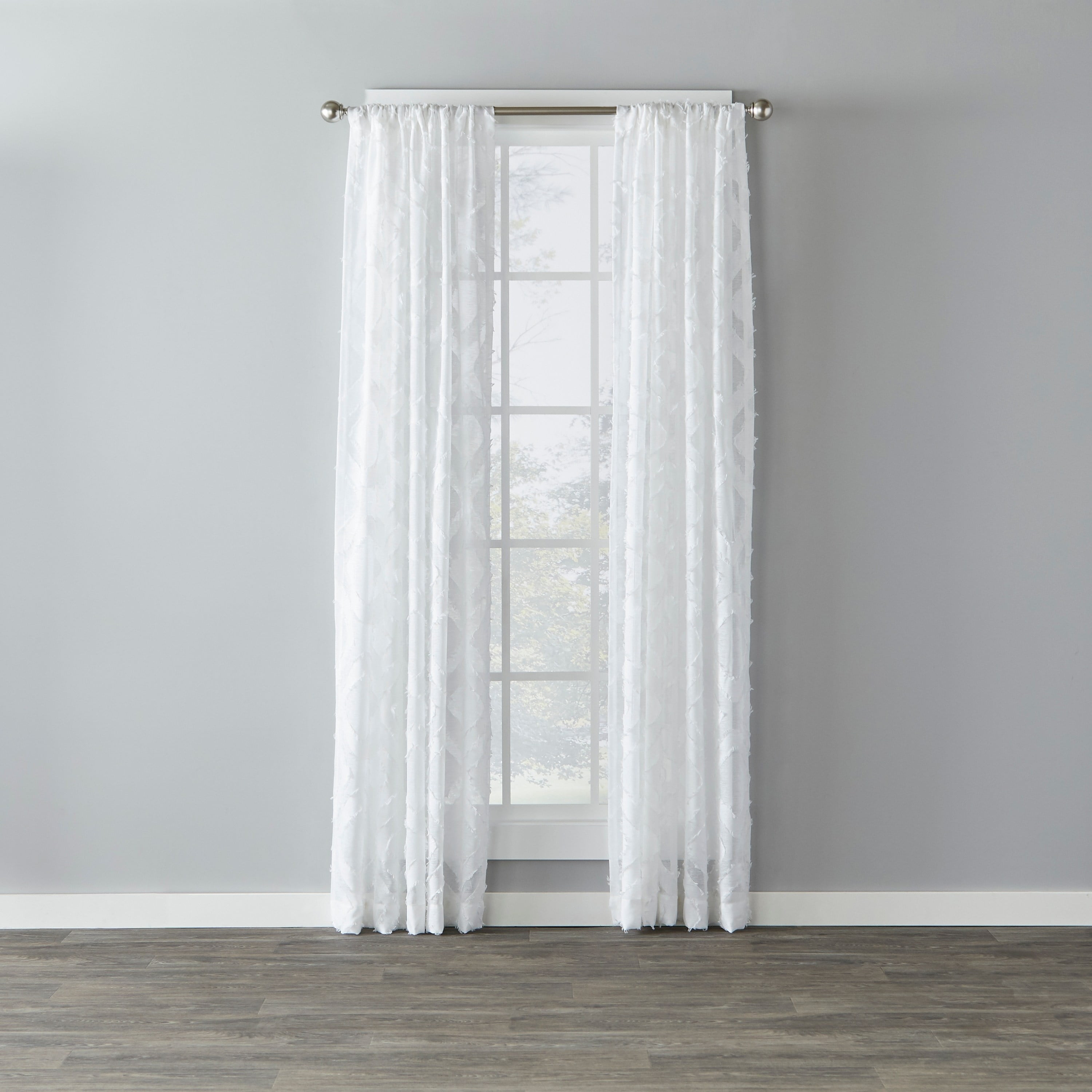 Saturday Knight Ltd Edge Diamond Shaped Window Panel With 1.5" Rod ...