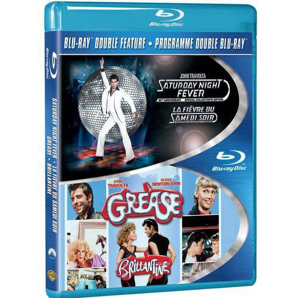 Saturday Night Fever / Grease Double Feature (Blu-ray) (Walmart ...