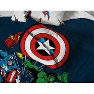 Marvel Avengers Full Bed Set, Twin Size, 5 Pieces, Superhero Comforter ...