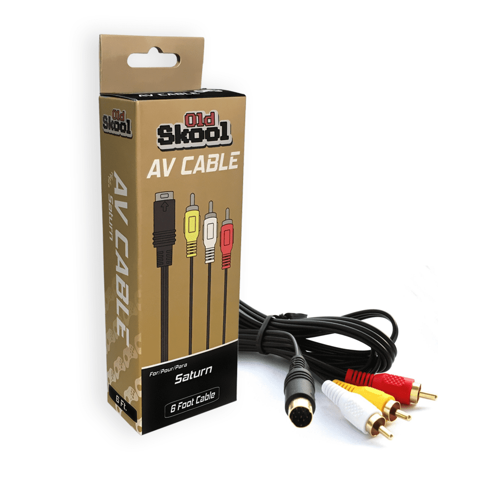 Saturn AV Cable 8Ft [Old Skool] - Walmart.com