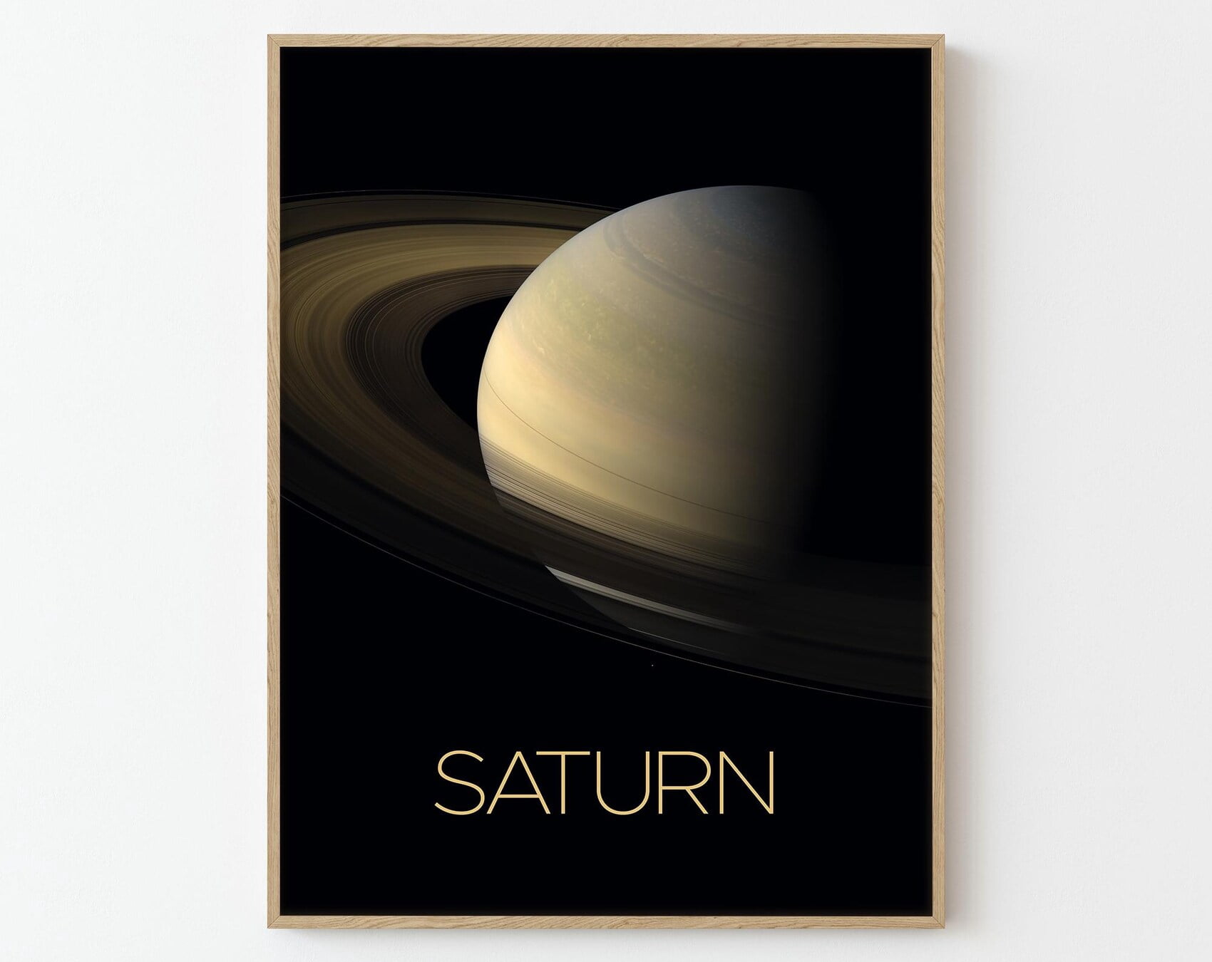Saturn NASA Space Travel Poster Print | Stars Planets Universe Cosmos ...