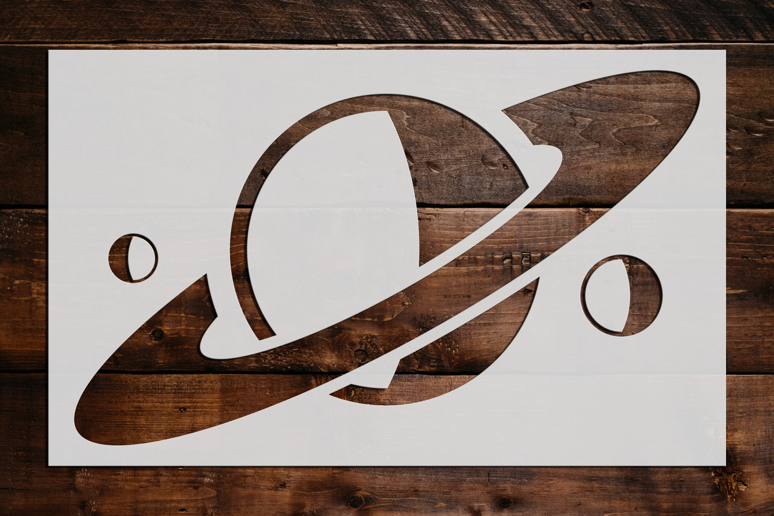 Saturn Stencil - Art and Wall Stencil (18"x12") - Walmart.com