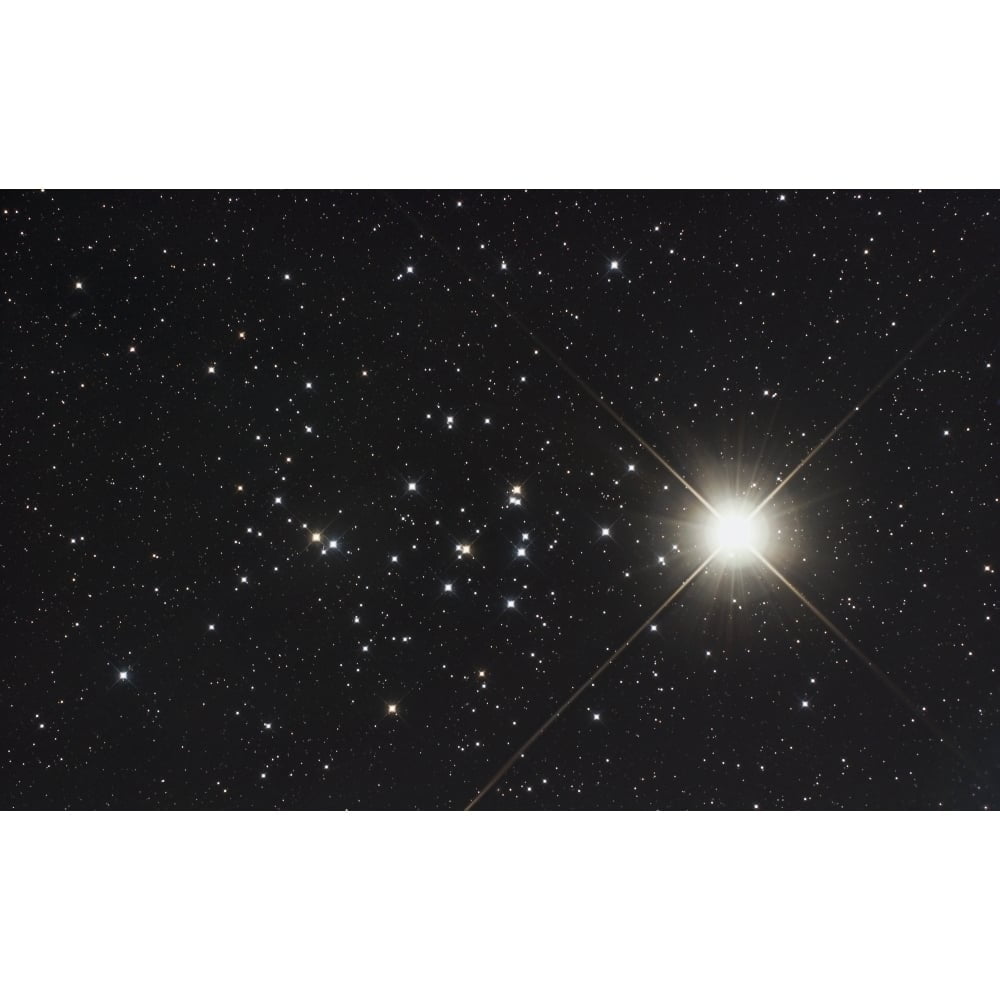 Saturn in the Beehive Star Cluster Poster Print - Walmart.com