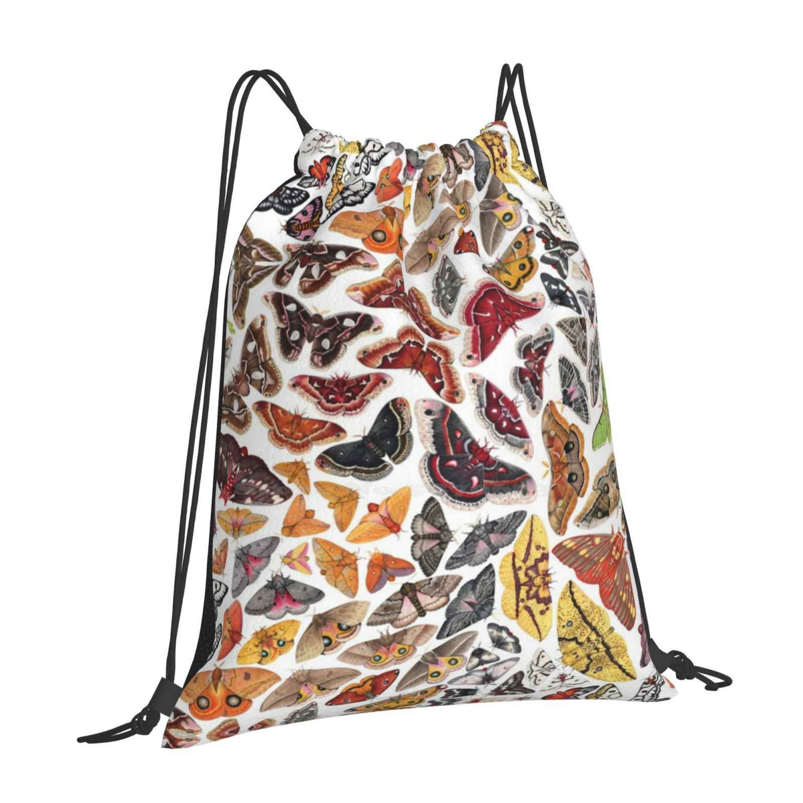 Saturniid Moths Of North America Pattern Backpack For Student Laptop ...