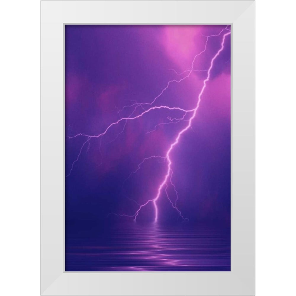 Satushek, Steve 17x24 White Modern Wood Framed Museum Art Print Titled ...