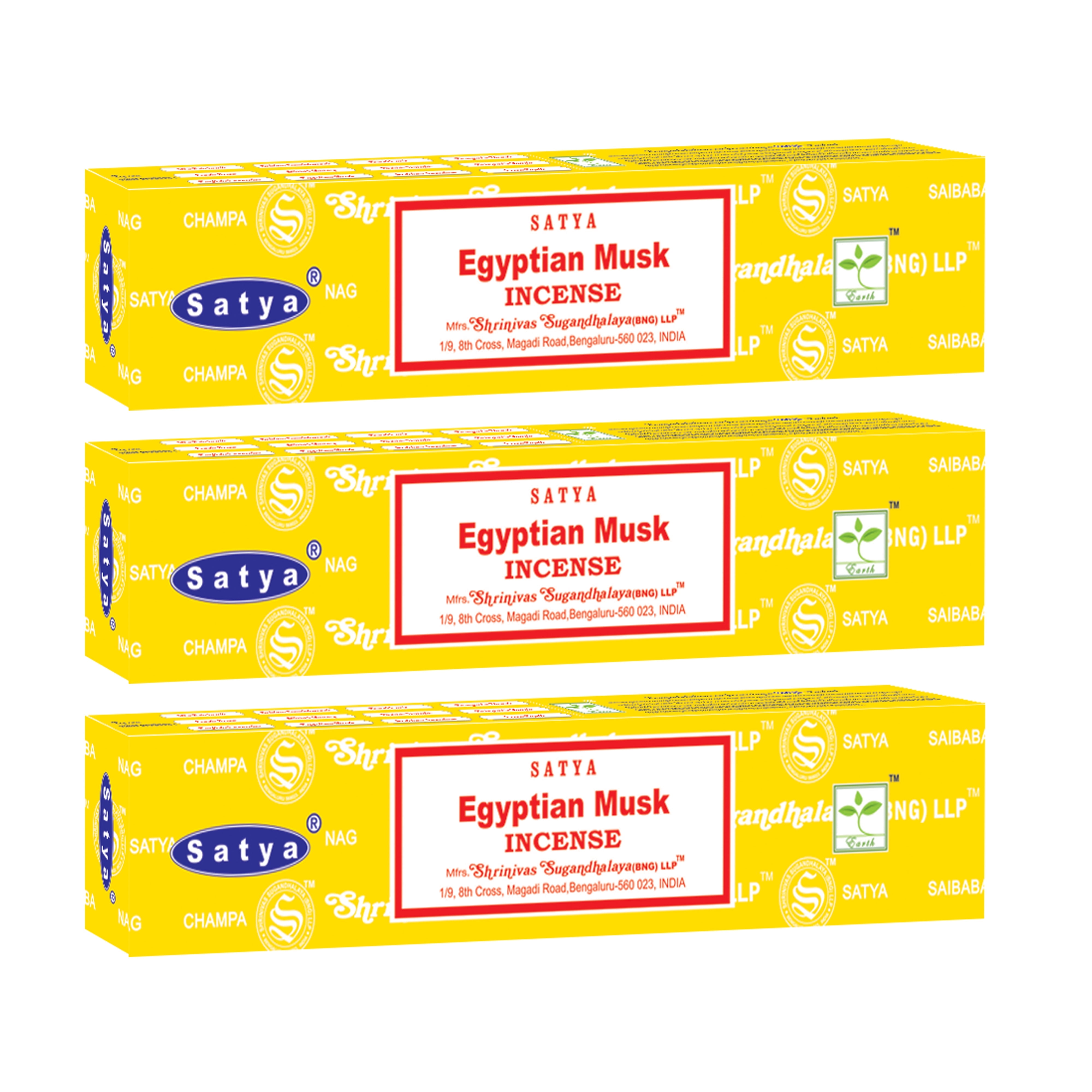 Satya 3 Pack of Nag Champa Incense Sticks Original Sai Baba | Hand ...