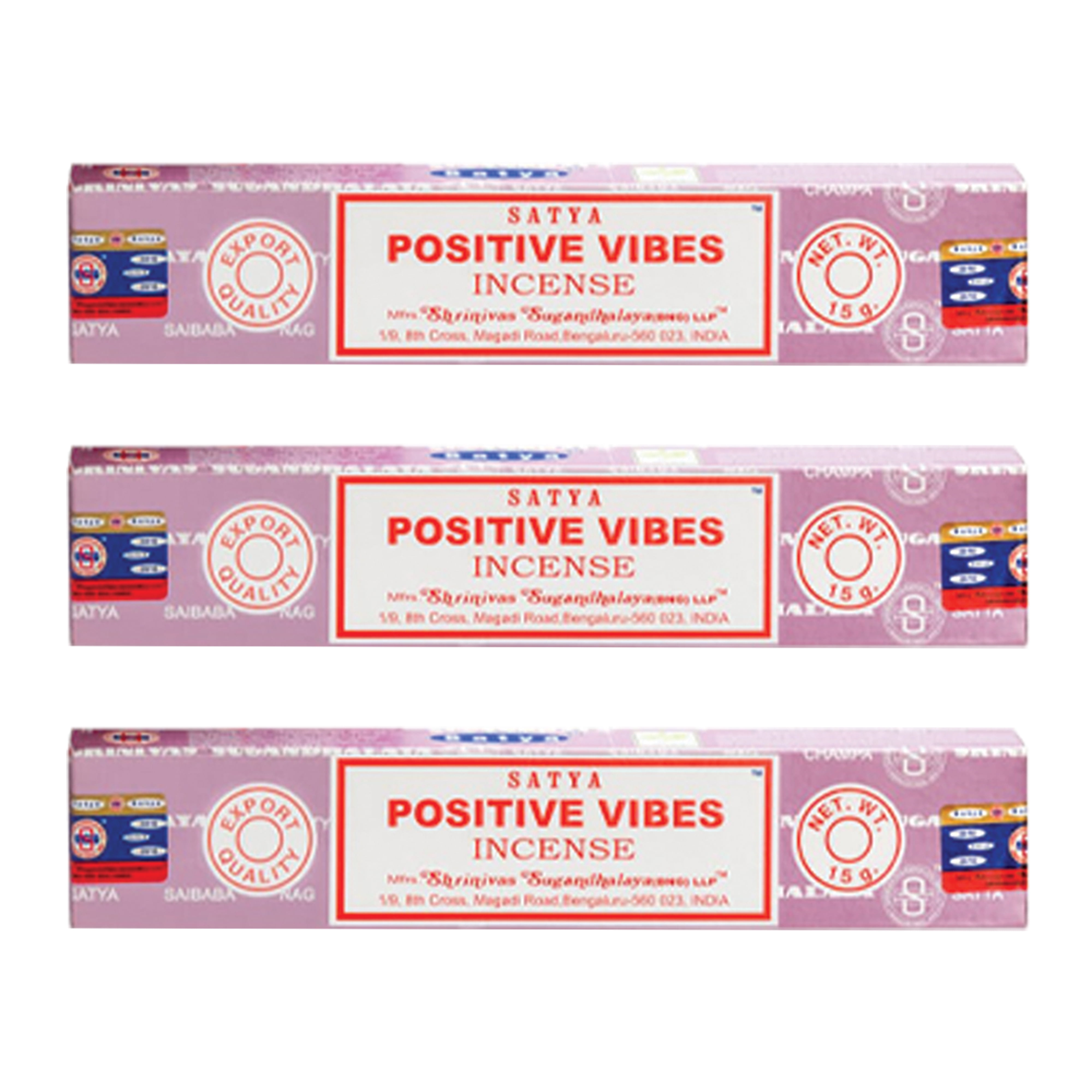 Satya 3 Pack of Nag Champa Incense Sticks Original Sai Baba | Hand ...
