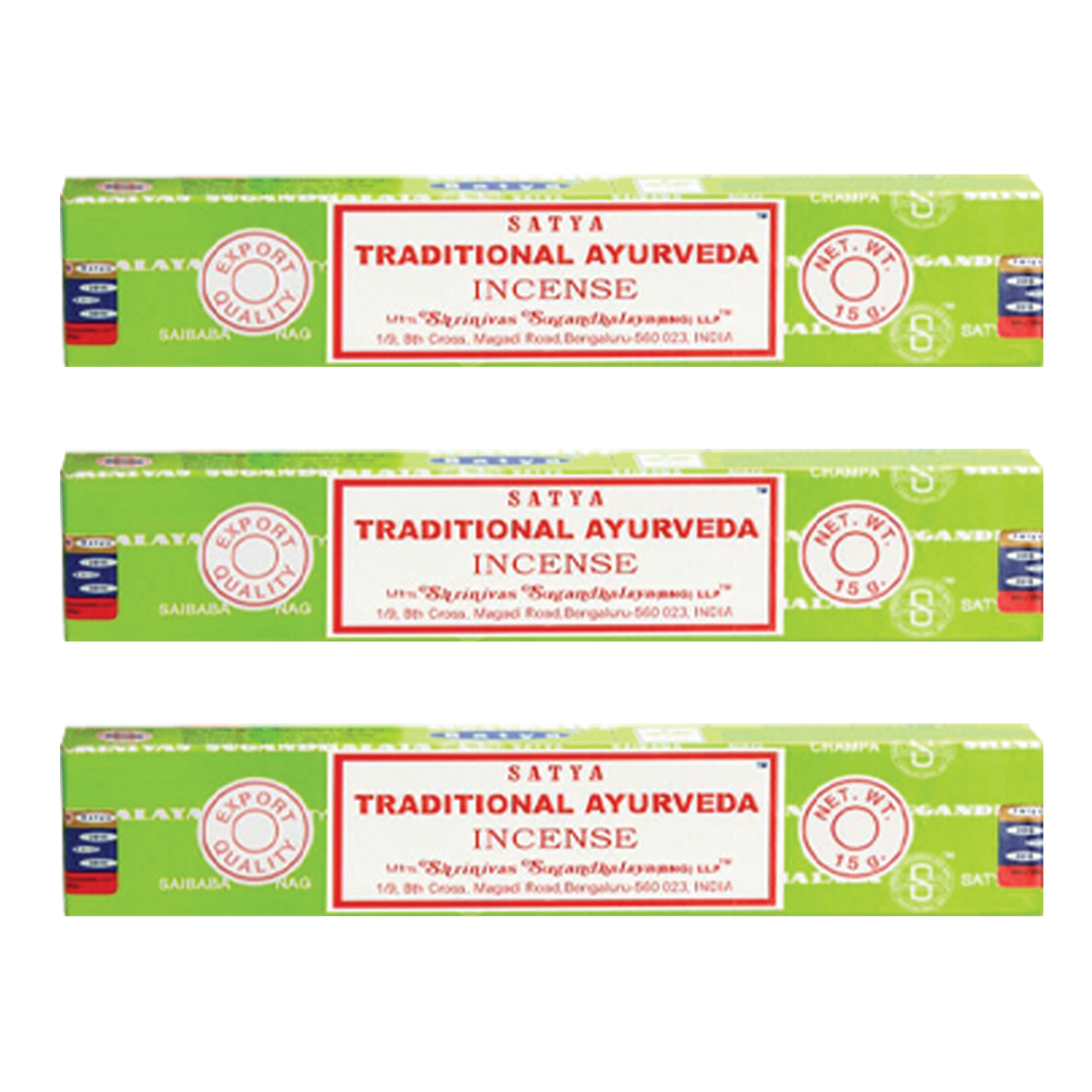 Satya 3 Pack of Nag Champa Incense Sticks Original Sai Baba | Hand ...