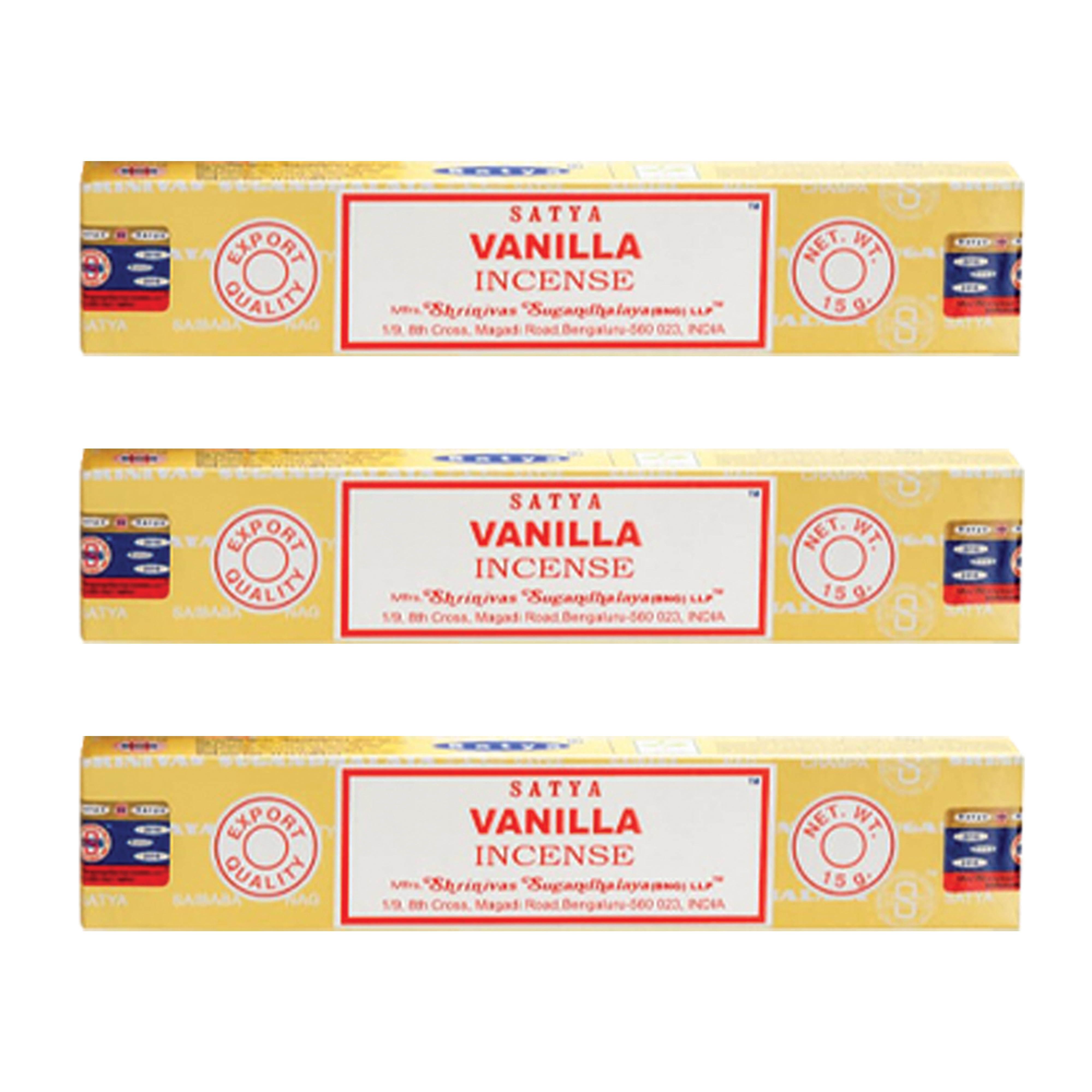 Satya 3 Pack of Nag Champa Incense Sticks Original Sai Baba | Hand ...