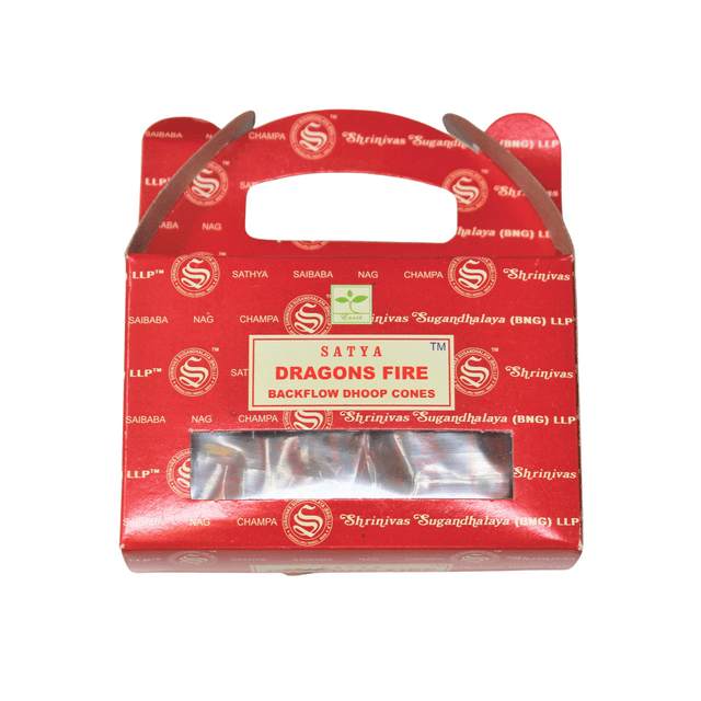 Satya Backflow Incense Cones Back Flow Cones for Purification ...