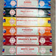 Satya Assorted Incense Sticks, 12 Scents, 180 Sticks, Long Burning ...