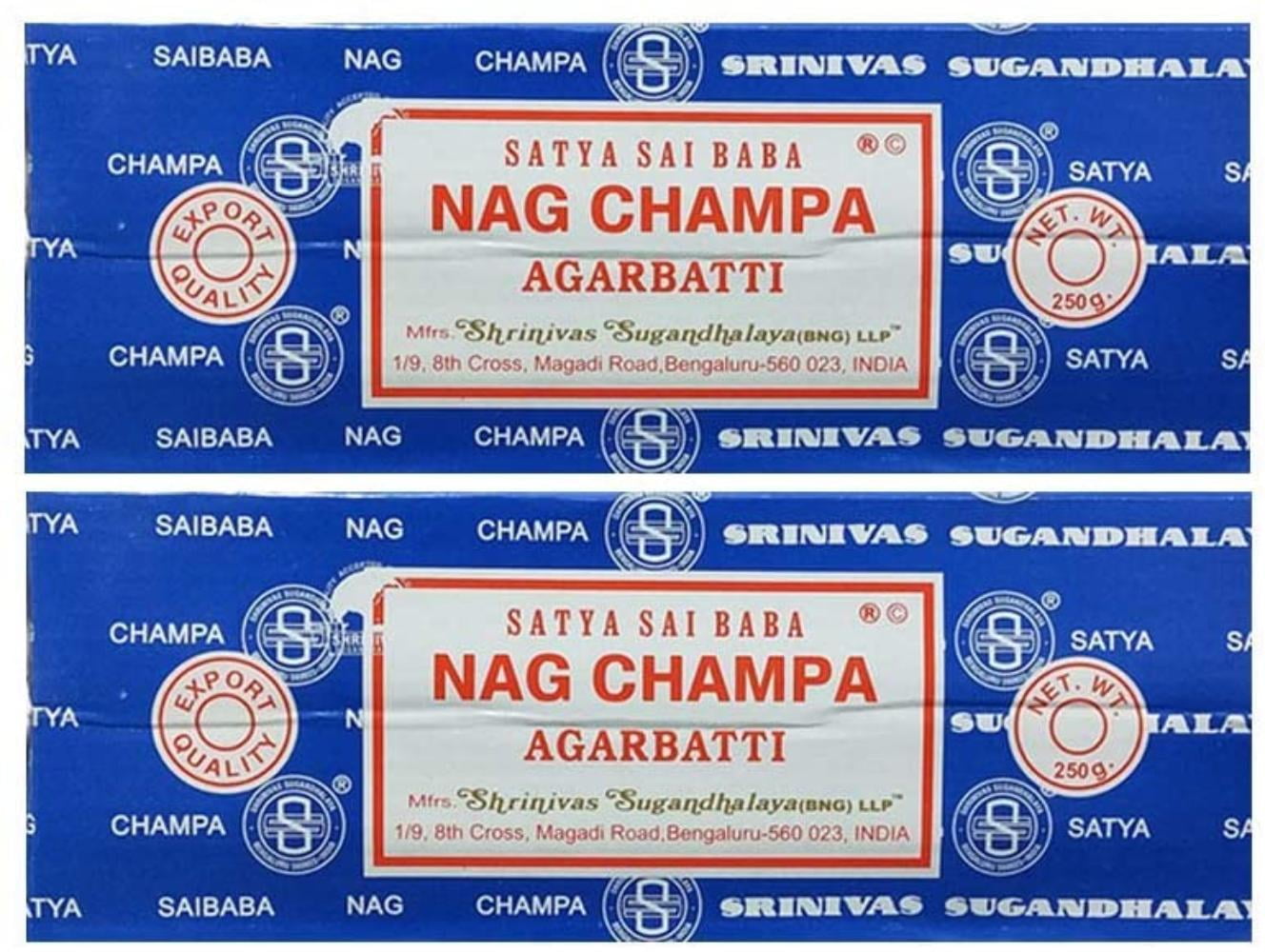 Satya Sai Baba Nag Champa Agarbatti Incense Sticks Box 250gms Hand ...