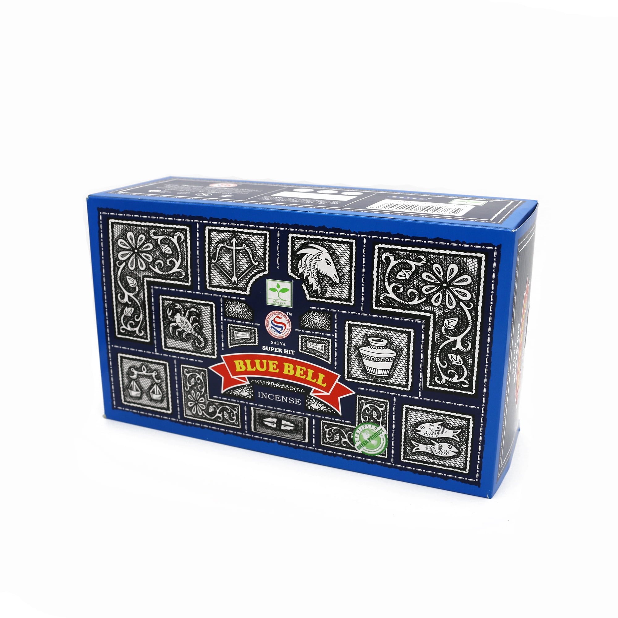 Satya Super Hit Blue Bell Incense Sticks Case 12 Packs of 15gm ...