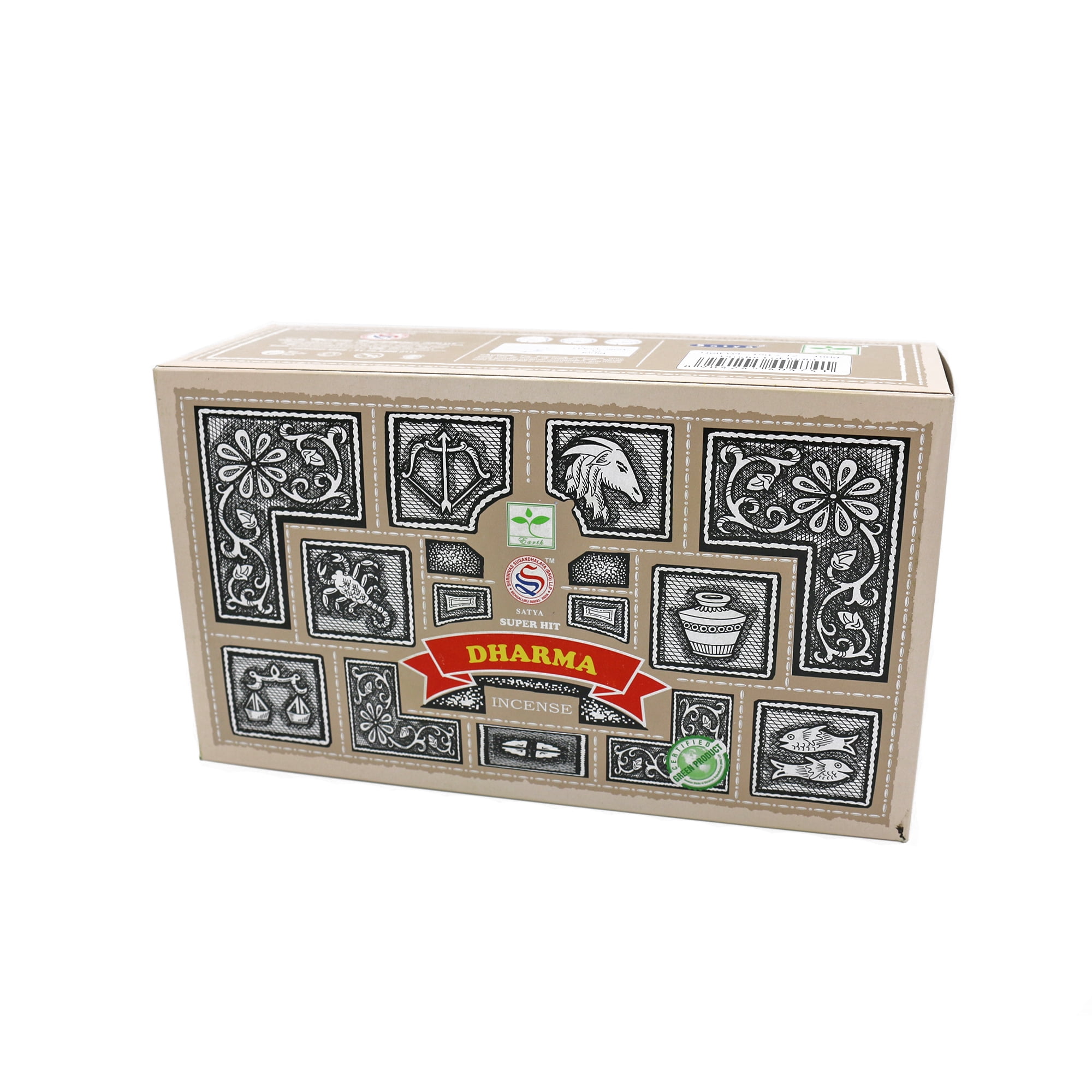 Satya Super Hit Dharma Incense Sticks Case 12 Packs of 15gm - Walmart.com