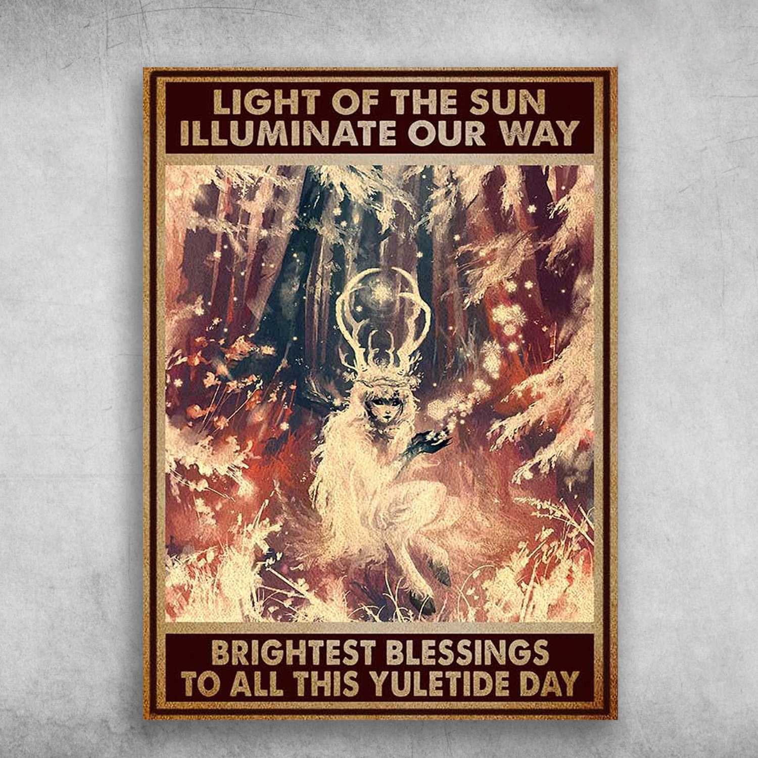Satyr Poster, Light Of The Sun, Illuminate Out Way, Brightest Blessings ...