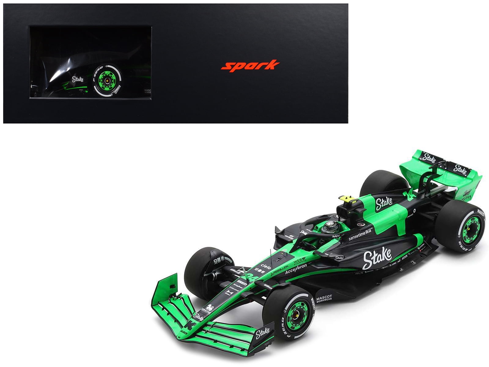 Sauber C44 #24 Zhou Guanyu "Stake F1 Team Kick" Formula One F1 "Bahrain ...