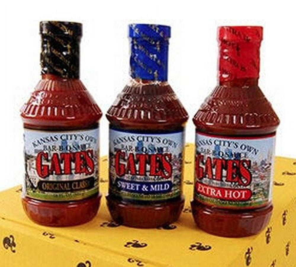 Sauce 3-Bottle Set Gift Pack - Barbecue Original Classic Sauce, Sweet ...