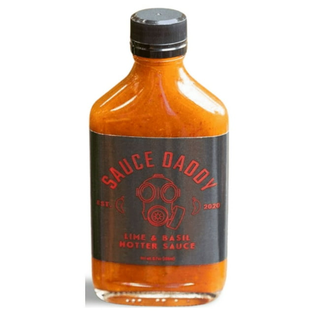 Sauce Daddy | Lime & Basil Hotter Sauce - Walmart.com