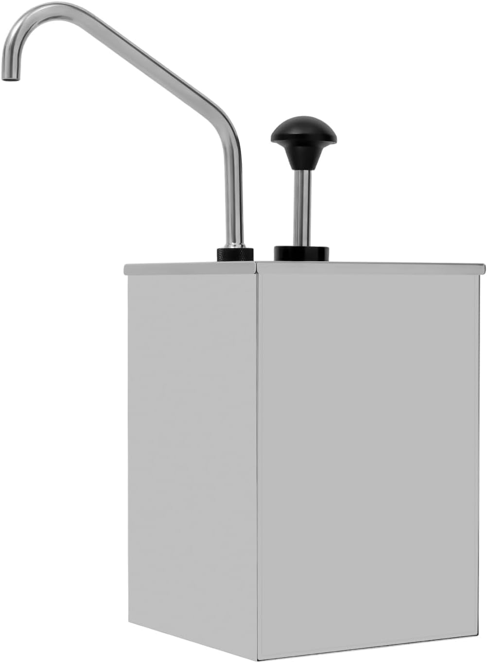 Sauce Dispenser Pump, 4L Commercial Stainless Steel Squeeze Condiment ...