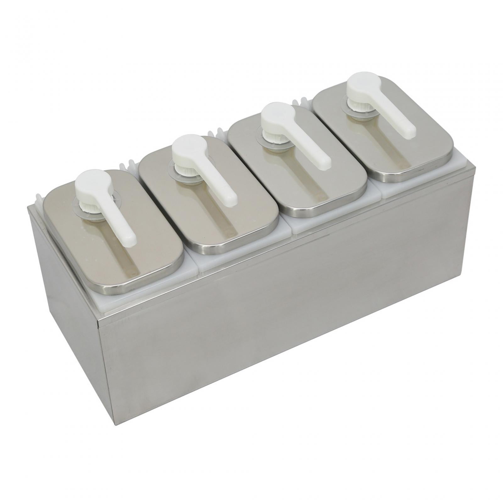 Sauce Dispenser Pump Portable Salad Sauce Container Easy to Clean ...