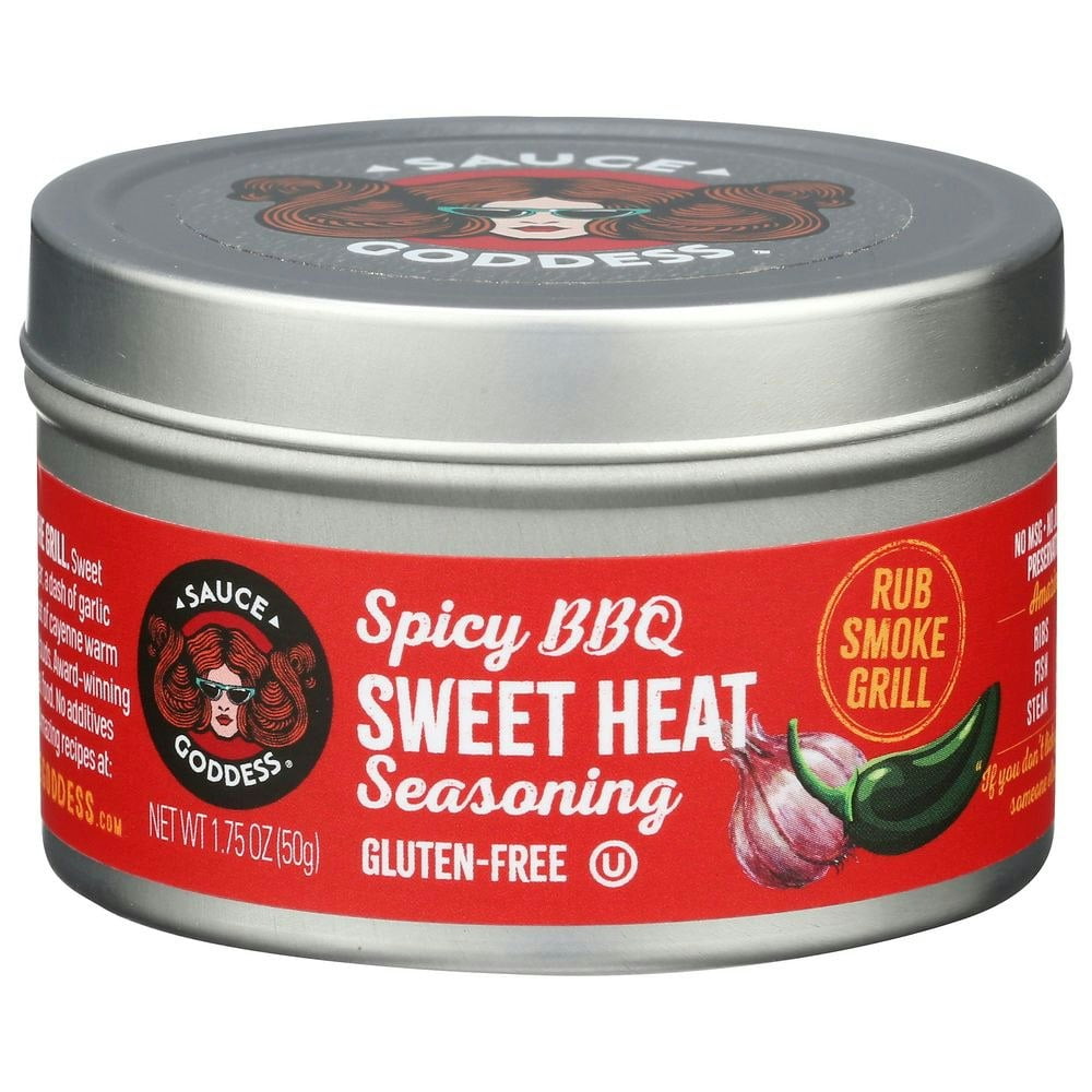 Sauce Goddess Sweet Heat Barbecue Spice 1.75 oz (Pack of 6) - Walmart.com
