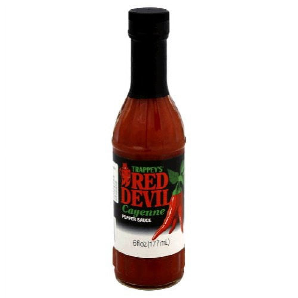 Hot Red Devil Sauce, 6 OZ (Pack of 6) for Office Breakroom - Walmart ...