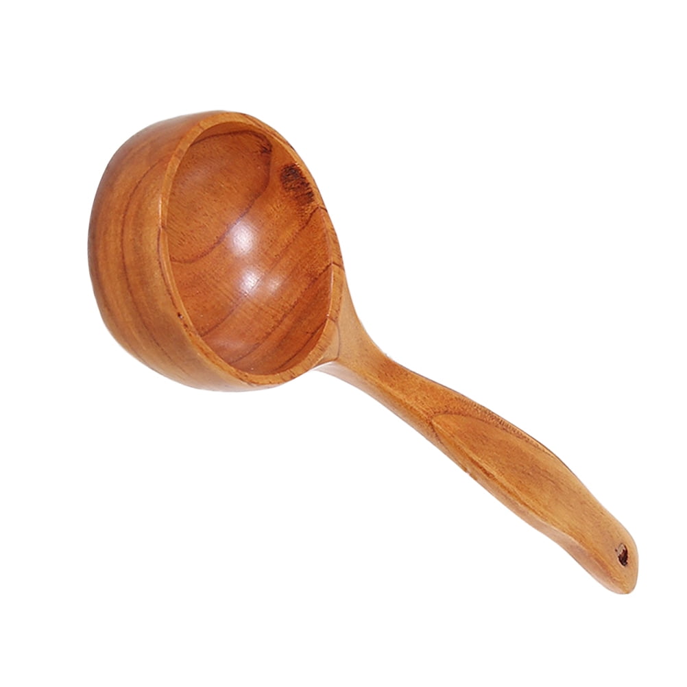 RENACLIPY Japanese Style Handmade Wooden Bamboo Kitchen Ladle for ...