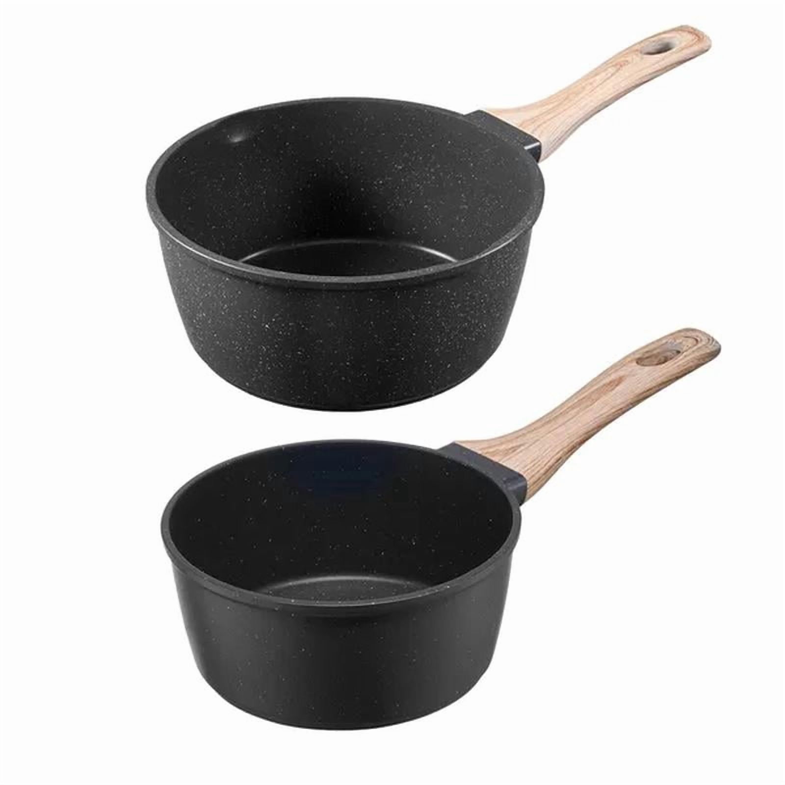 Saucepan Set, Nonstick Saucepan with Glass Lids, Multipurpose Cooking ...