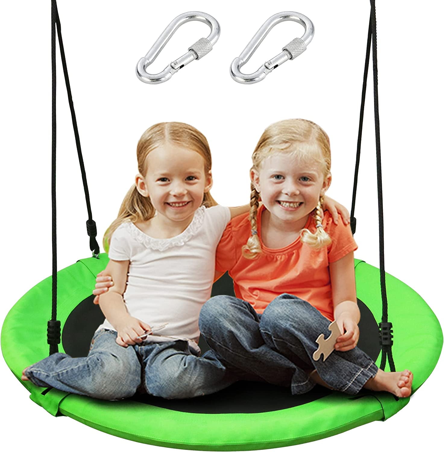 Saucer Tree Swing Seat for Kids 40 Inch Outdoor Round Tree Swing for ...