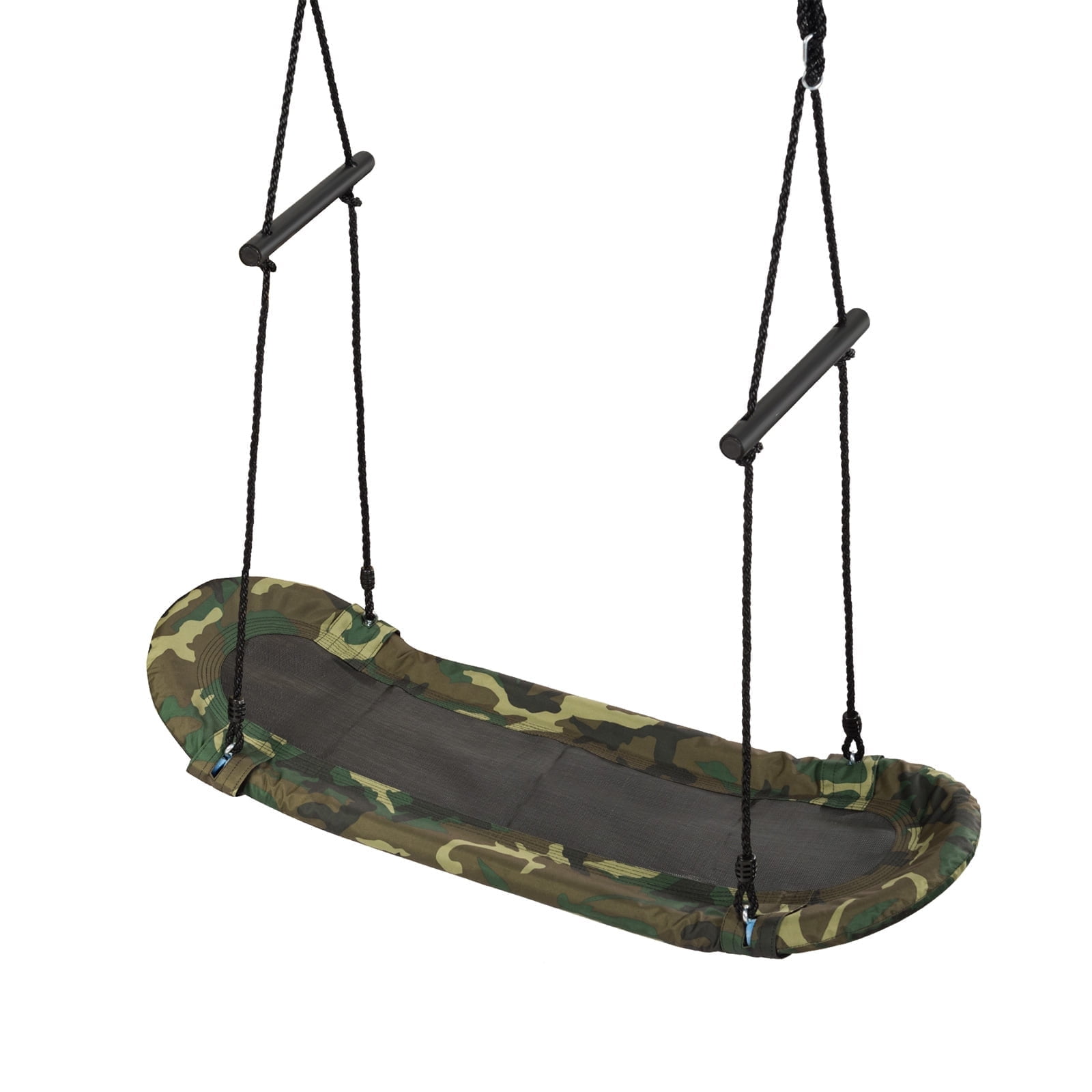 Saucer Tree Swing Surf Kids Outdoor Adjustable Oval Platform Set with ...