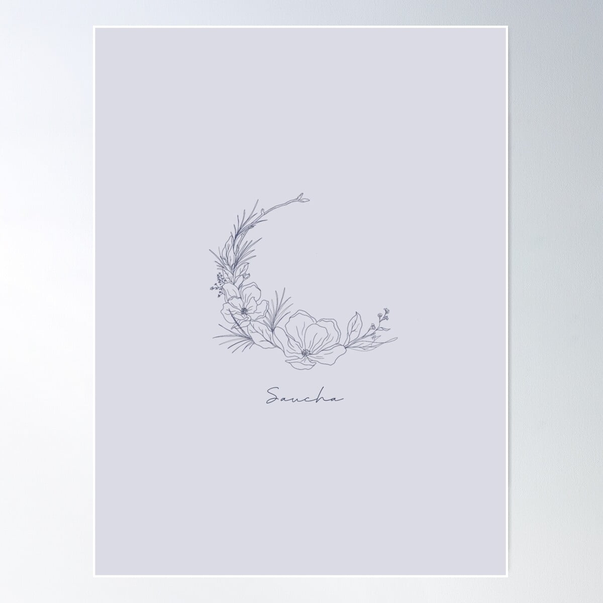 Saucha Poster Wall Art, Modern Wall Decor For Living Room Bedroom, 8x12 ...