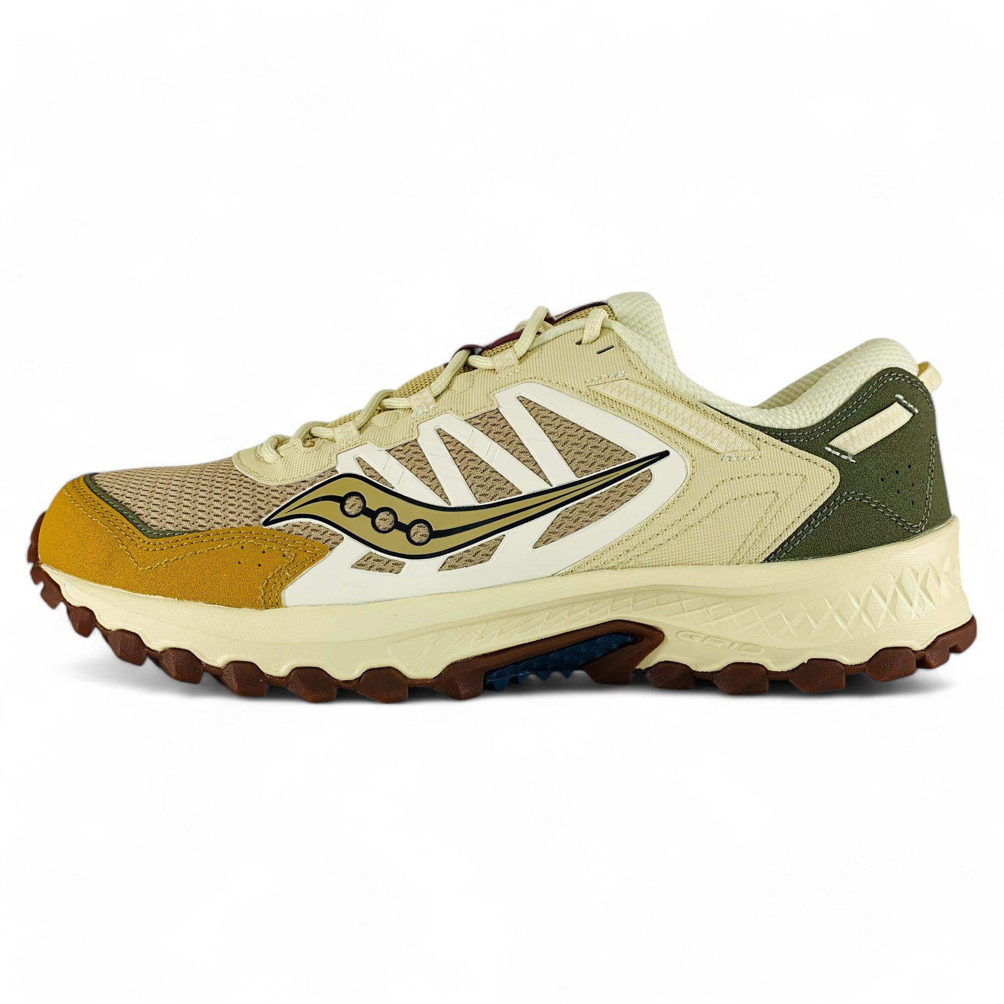 Saucony Grid Peak Tan Chino Green Men's Shoes Sneakers S70814-5, Men's ...