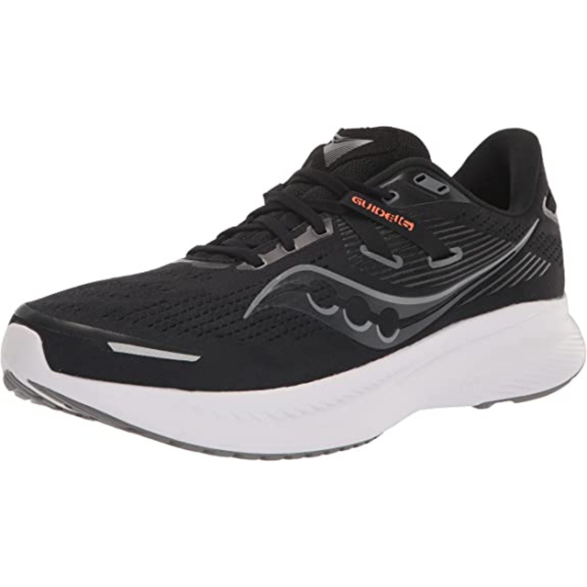 Saucony Guide 16 Men's Sneaker Black/White - Walmart.com