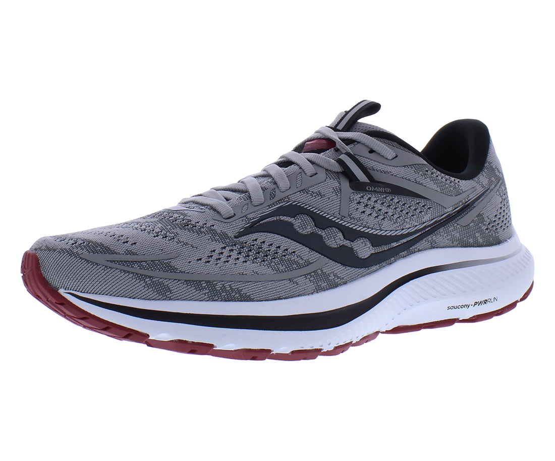 Saucony Men's Omni 21 Running Shoe, Alloy/Garnet, 9.5 - Walmart.com