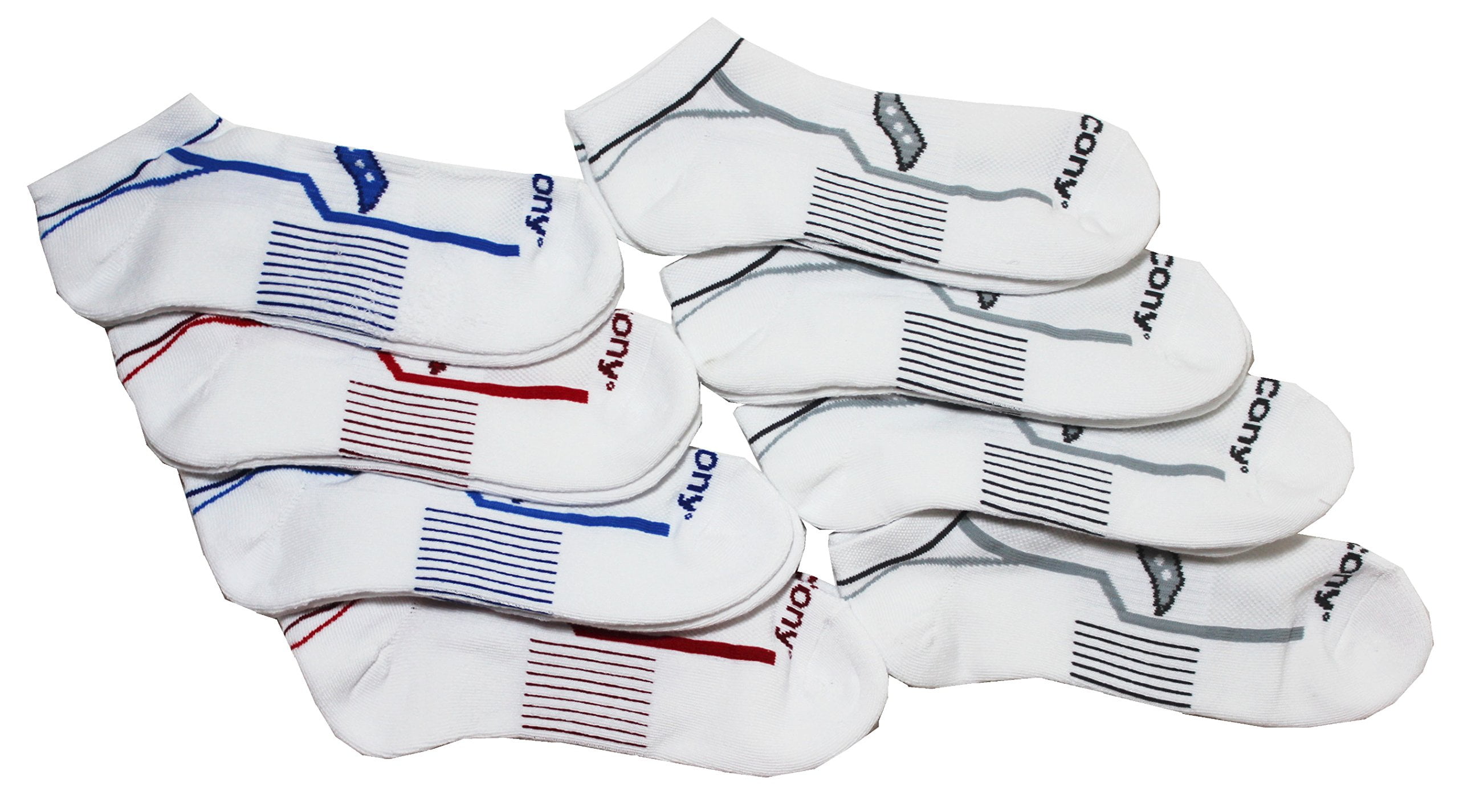Saucony Men's Performance No Show Socks - 8 Pack - Walmart.com