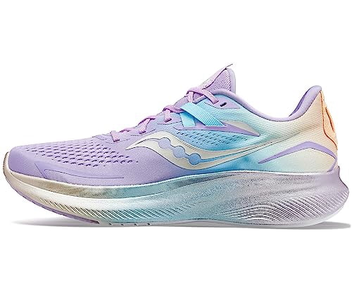 Saucony Men's Ride 15 Sneaker, Lilac/Blue, 14 - Walmart.com