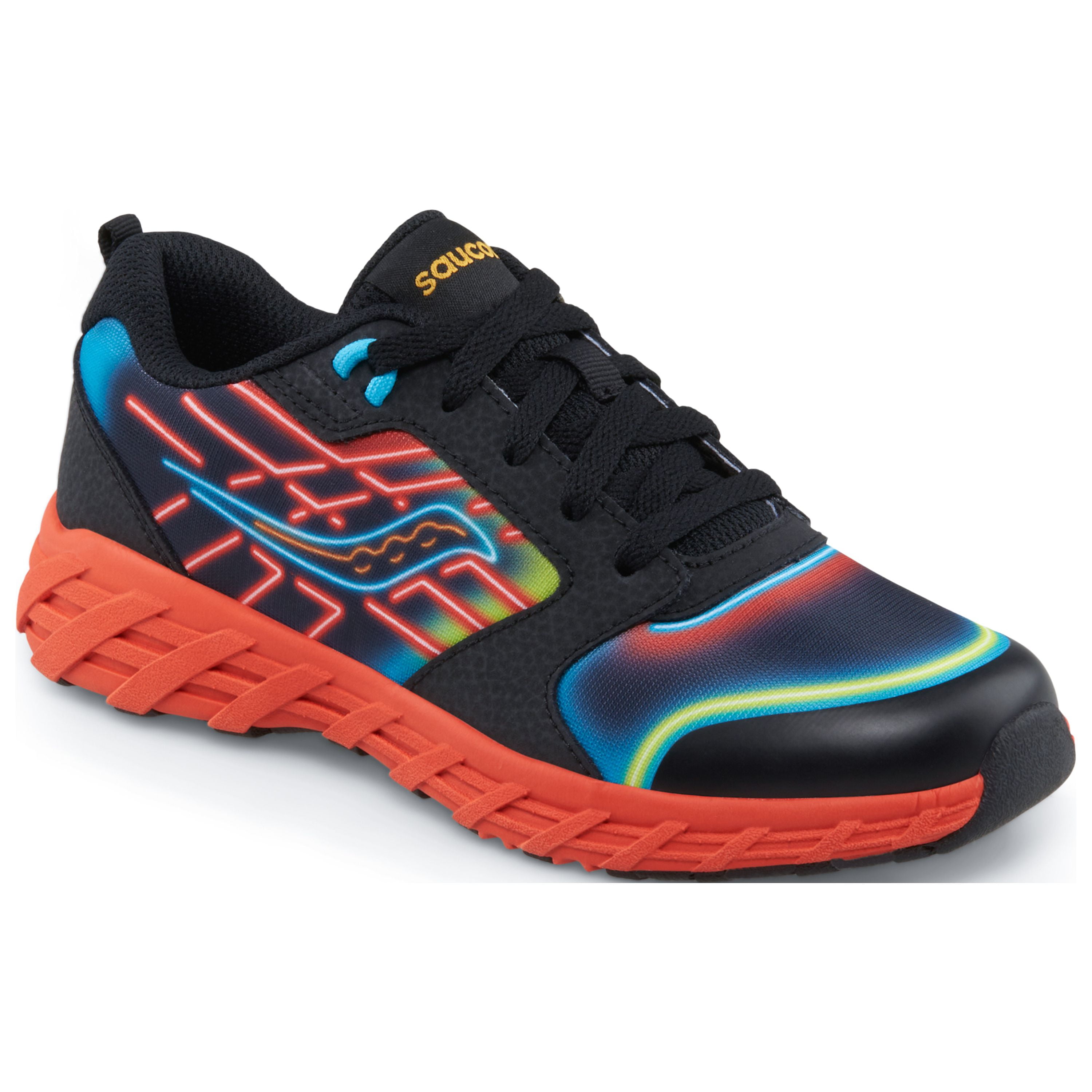 Saucony Wind 2.0 Kid's Lace Up Sneaker, Sizes 1-13.5 - Walmart.com
