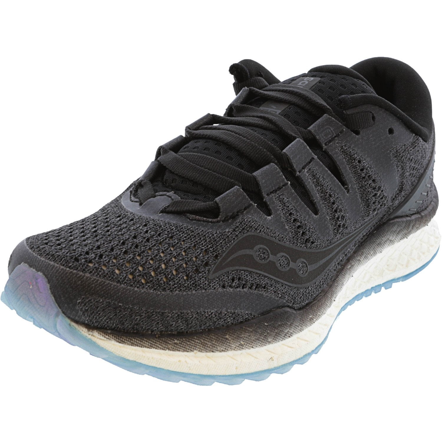 Saucony Women's Freedom Iso 2 Black Ankle-High Mesh Running - 5M ...