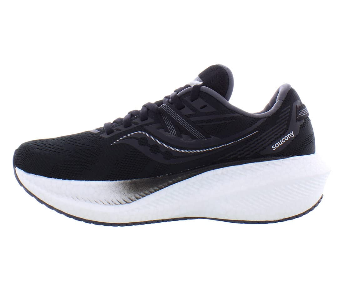 Saucony Women's Triumph 20 Running Shoe, Black/White, 10 - Walmart.com